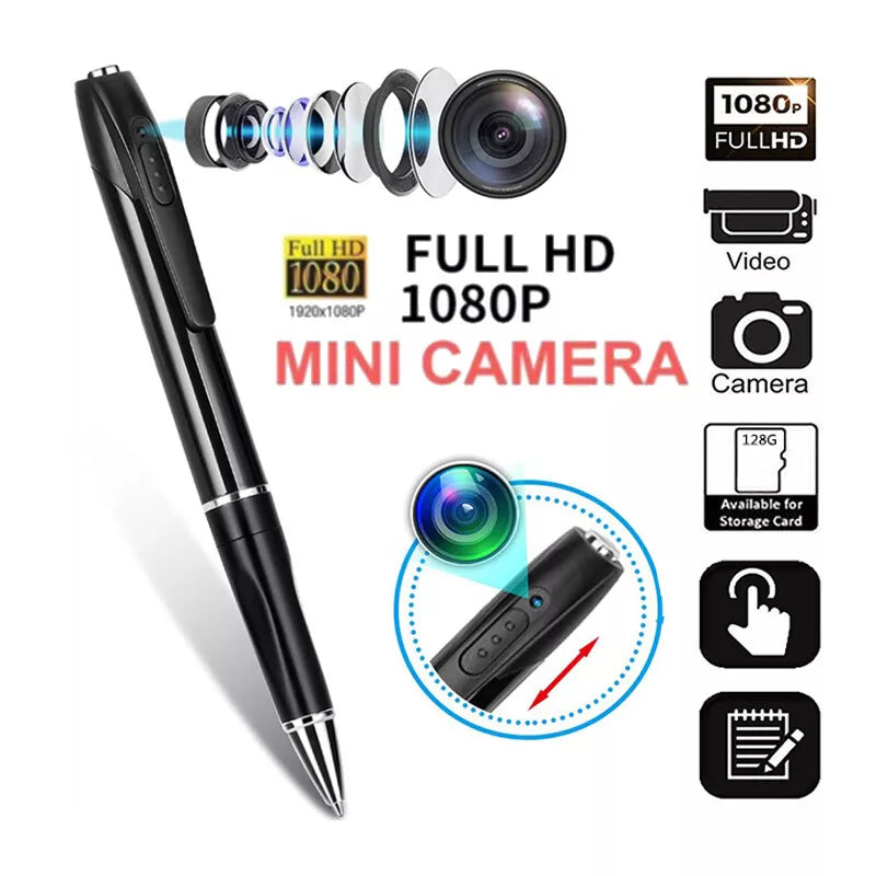Mini Camera Pen Pocket Digital Voice Video Recorder for Business Confe ...